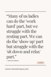 Learning To Rest - You Are Not Lazy, You Are Not Behind.